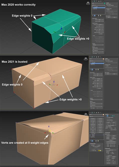 3dsmax 2020 Chamfer Modifier Page 2 — Polycount