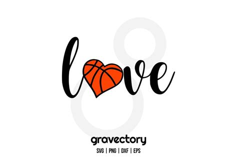 Love Basketball Svg Free Gravectory