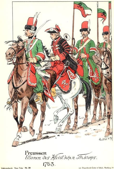 Prussia Freikorps Von Kleist Ulani 1763 Nf 38 Preußen Napoleon 18