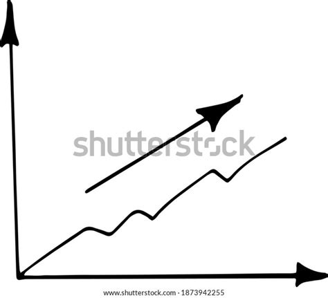 Growth Graph Arrow Icon Infographics Sticker Stock Vector Royalty Free Shutterstock