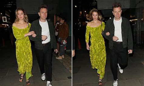 Ewan Mcgregor Links Arms With Newly Blonde Wife Mary Elizabeth Winstead