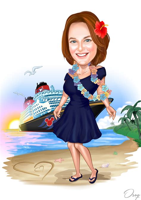Caricature Girl Cartoon