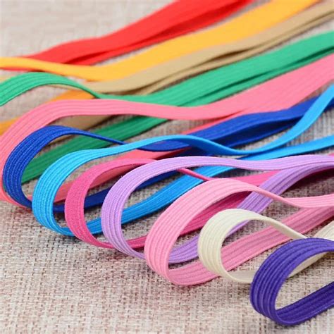 6mm Colourful Elastic Band High Elastic Bands Rope Rubber Band Waist