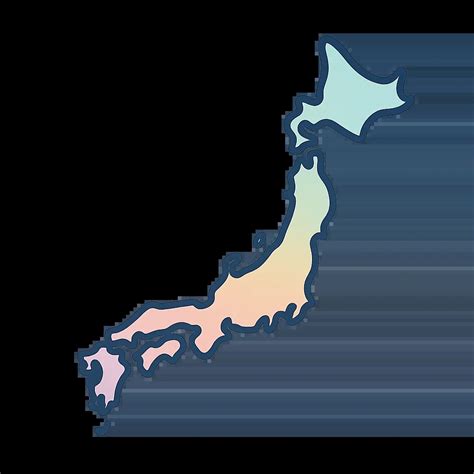 かわいい日本地図｜イラスト・フリー素材なら「シンテリ」
