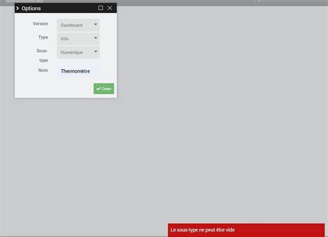 message d erreur création widget code widgets communauté jeedom