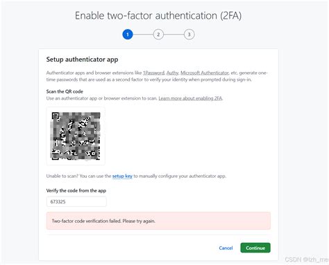 Github Enable Two Factor Authentication 2fa认证 最简单有效的方式authenticator 2fa Client Csdn博客