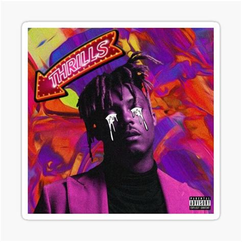 Juice Wrld Thrills Album Cover Art Sticker For Sale By Scavo Redbubble