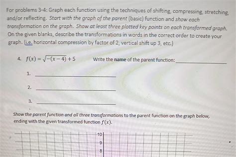 solved for problems 3 4 graph each function using the