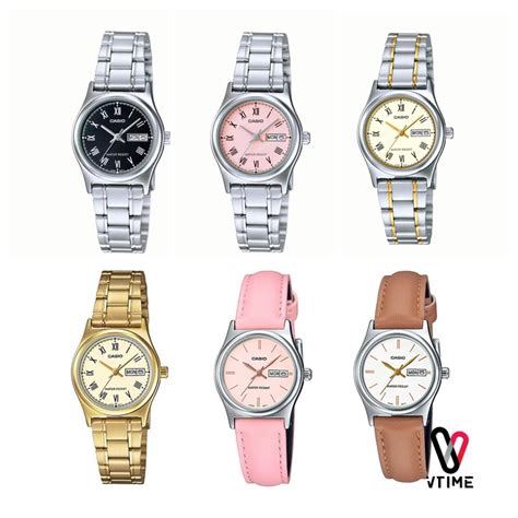 Casio นาฬิกาผู้หญิง รุ่น Ltp V006d Ltp V006g Ltp V006sg Ltp V006l Shopee Thailand