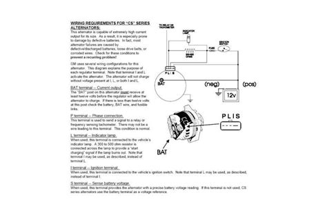 Cs144 Alternator Wiring Wiring Diagram Pictures