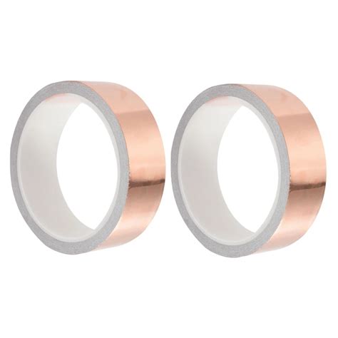 2pcs 30mm X10m 구리 호일 테이프 접착제 Emi 차폐 기타 슬러그 달팽이 배리어 도구 Aliexpress