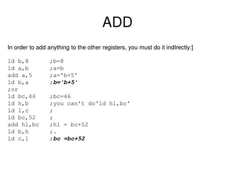 Ppt Zilog Z80 Cpu Assembler Syntax Powerpoint Presentation Free
