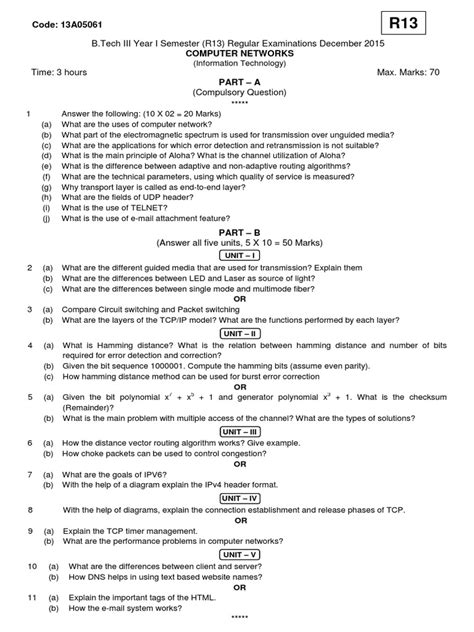 13a05601 Computer Networks Download Free Pdf Transmission Control Protocol Computer Network