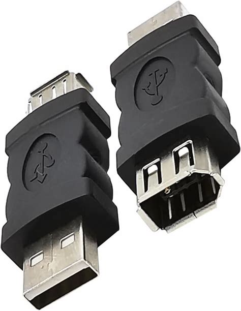 Lbsc 2 Pieces Firewire Ieee 1394 6 Pin Usb Adapter Firewire To Usb Converter For