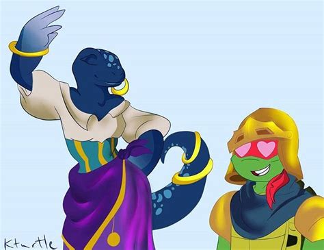 What A Woman Credit To Kaciequeen On Deviantart Raphael X Mona Lisa Ninja Turtles Art