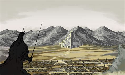 Карта минас тирит