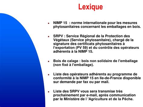 Ppt La Norme Phytosanitaire Nimp15 Powerpoint Presentation Free