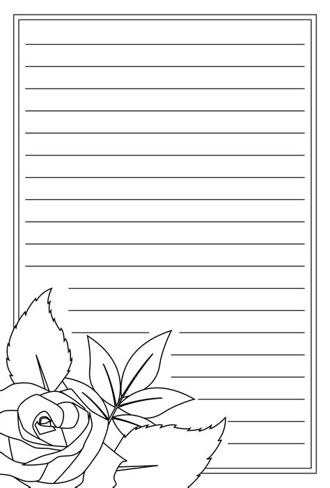 Letter Writing Paper 10 Free Pdf Printables Printablee