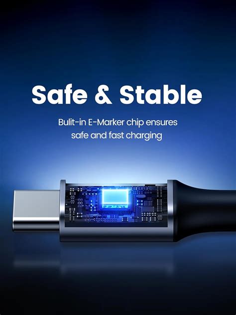 Ugreen Us Usb C To Angled Usb C M M Cable Aluminium Shell With Braided M Black