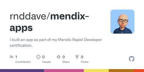 Github Rnddavemendix Apps I Built An App As Part Of My Mendix Rapid