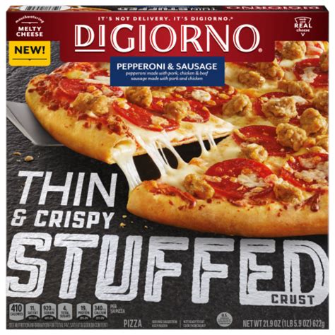 Digiorno Frozen Thin Crust Pizza Thin And Crispy Stuffed Crust