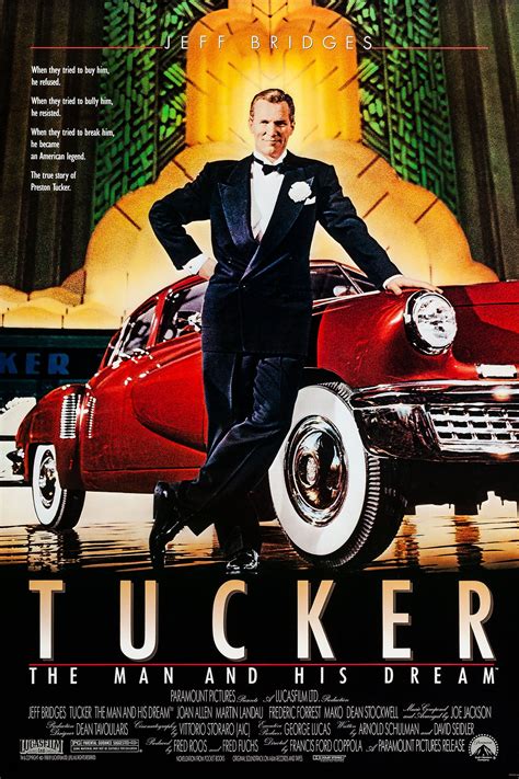 Tucker The Man And His Dream 1988 The Poster Database Tpdb