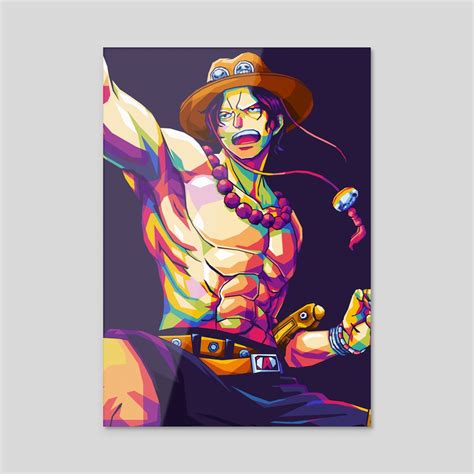 Ace One Piece An Art Print By Nezirfon Puggy Inprnt