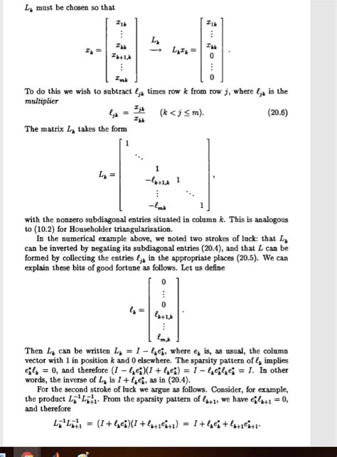 Linear Algebra Why Does L Have To Be Lower Triangular In The Lu Factorization Mathematics