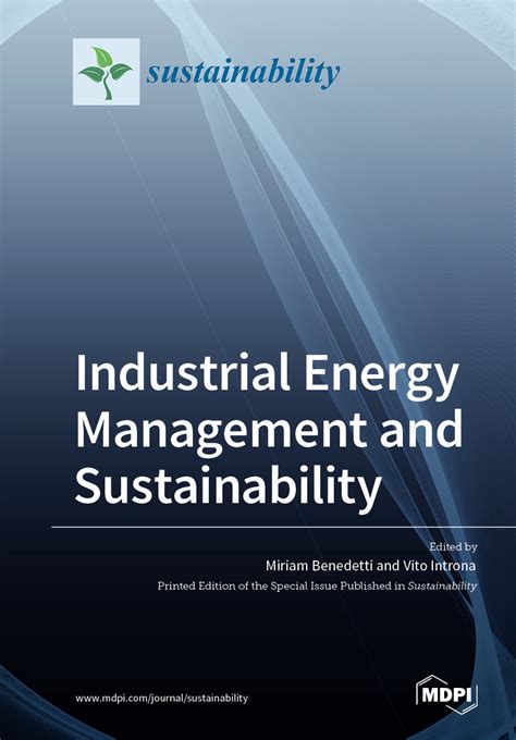 Industrial Energy Management And Sustainability Mdpi Books
