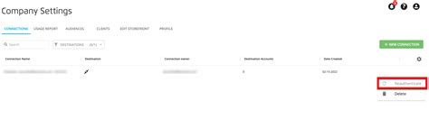 Managing Oauth Connections