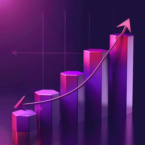 A Diagram Of A Graph With A Arrow Pointing Up Premium Ai Generated Image