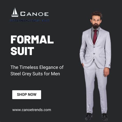 The Timeless Elegance Of Steel Grey Suits For Men Canoe Trends