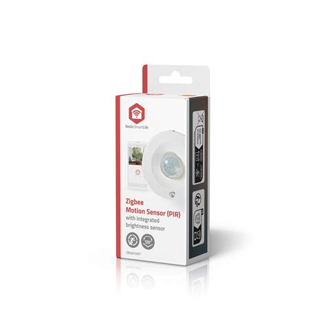 smart pir motion sensor zigbee battery included nedis