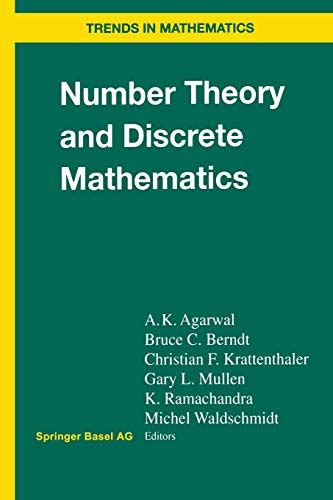 Number Theory And Discrete Mathematics Trends In Mathematics By A K Agarwal Pdf Sci