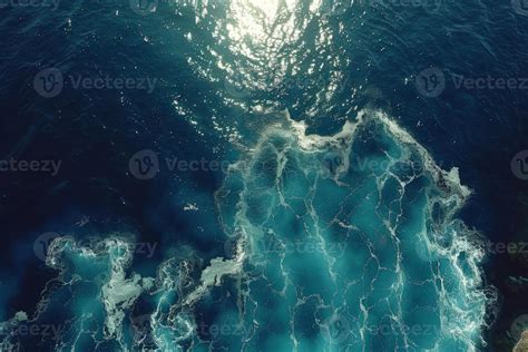 Oil Spill In Ocean Crude Oil Dangerous Threat Ecological Problem Gas