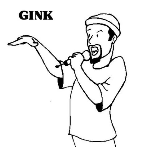 Artista De Rap No Palco Para Colorir Imprimir E Desenhar Coloringlibcom