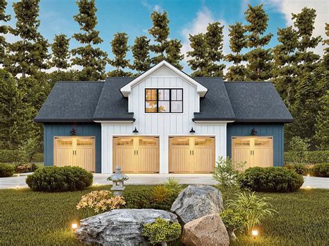 Plan 81692 Country Farmhouse Traditional Garage Living With 2 Bed