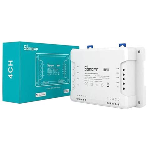 Sonoff 4CH Pro R3 Wifi Smart Switch com Control RF - Relé inteligente