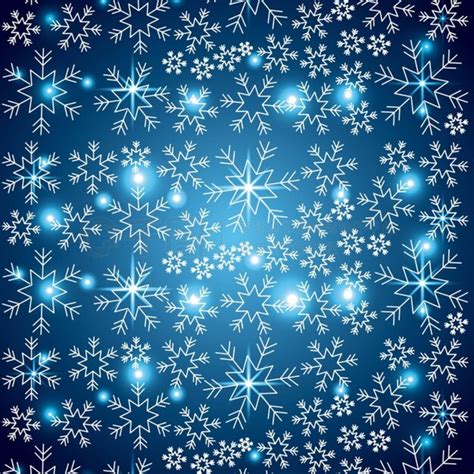 蓝色优雅的圣诞背景与雪花抽象灯矢量图免费下载 ai格式 626像素 编号65013037 千图网