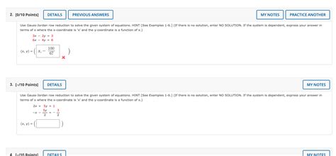 Solved Terms Of X Where The X Coordinate Is X And The Chegg Com