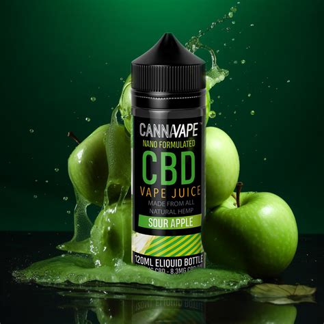 Sour Apple Cbd Vape Juice E Liquid