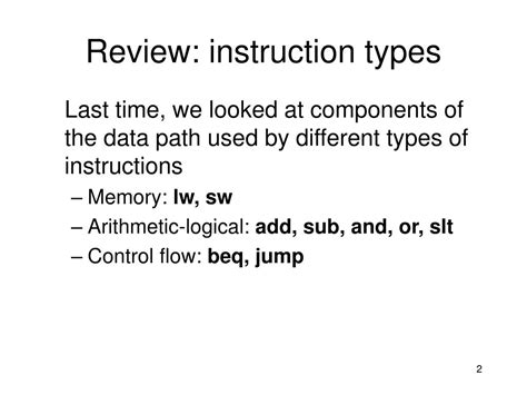 Ppt Mips Data Path Control Powerpoint Presentation Free Download