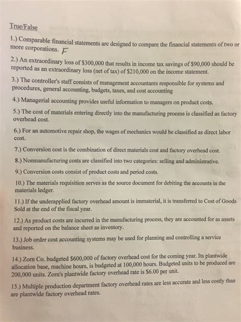 Solved Comparable Financial Statements Are Designed To