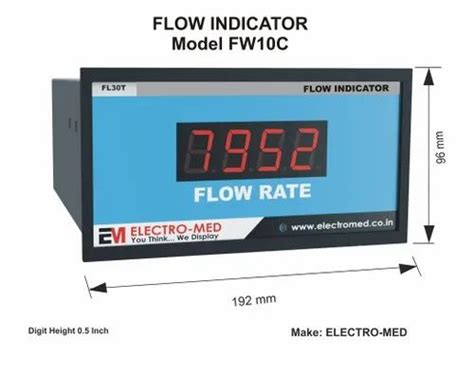 Digital Flow Monitors Flow Indicator FW10C Manufacturer From Lucknow
