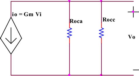 Small Signal Model With Active Load Concept Download Scientific Diagram