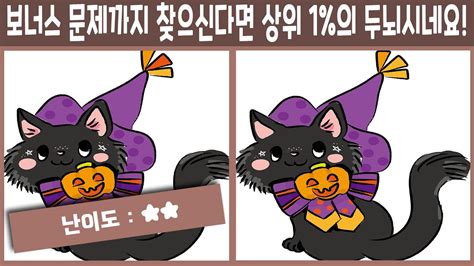 【틀린그림찾기치매예방】재미있게 기억력을 높여 뇌를 말랑말랑하게 해요【다른그림찾기두뇌운동】 Youtube