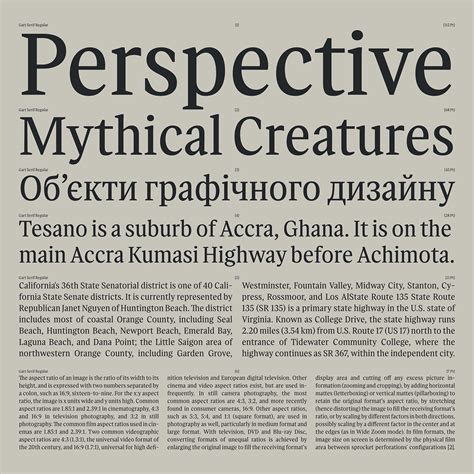 Gart Serif — Variable Font Cyrillic Latin Behance