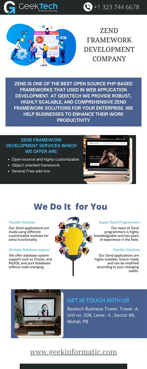 ppt zend framework development company geektech powerpoint