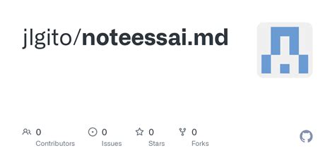 GitHub Jlgito Noteessai Md