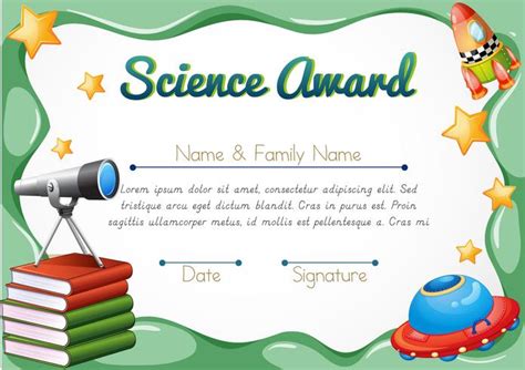 Science Certificate Vector Art Icons And Graphics For Free Download
